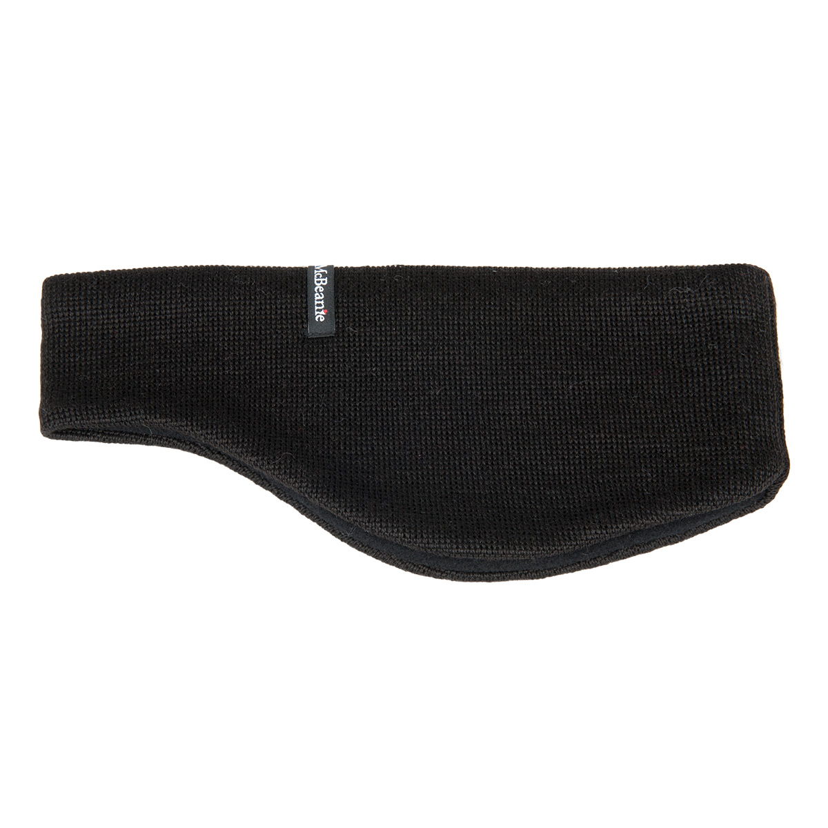 Headband in wool for adults with lining in fleece
