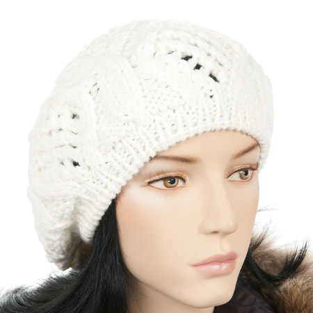 Basque cap in knitting --> Online Hatshop for hats, caps, headbands ...