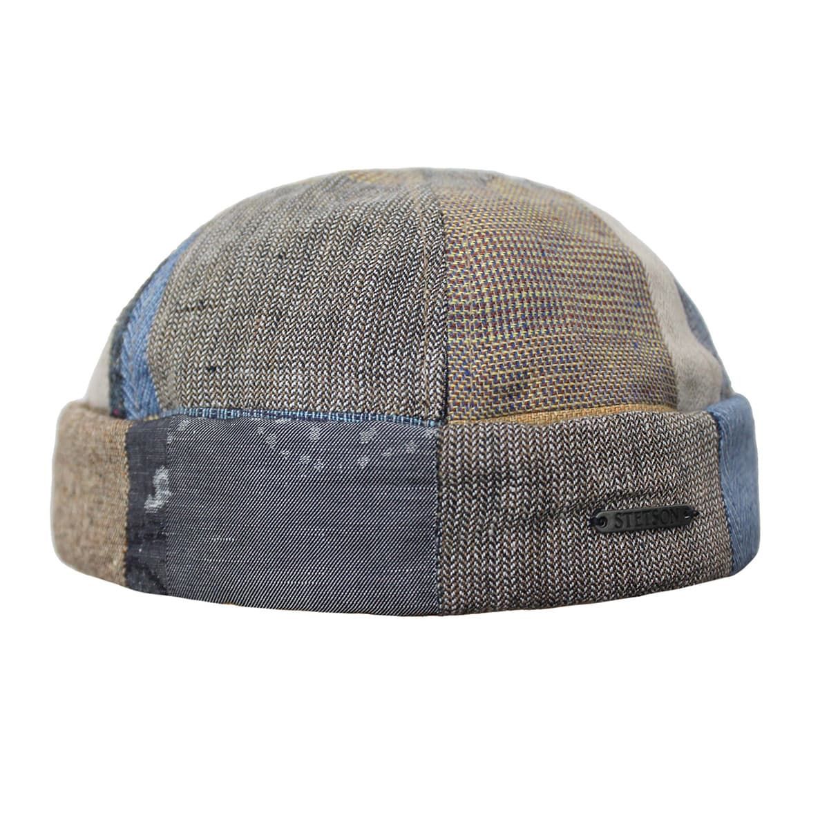STETSON docker cap patchwork: Stylish accessory