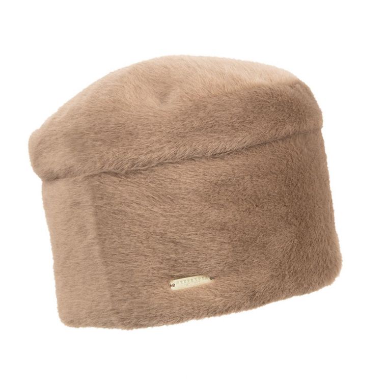 SEEBERGER ladies toque made of faux fur