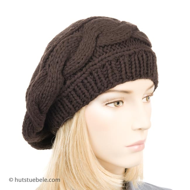 Basque cap with cable stitch --> Online Hatshop for hats, caps ...