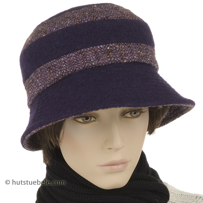 Cloche in fancy two-tone look