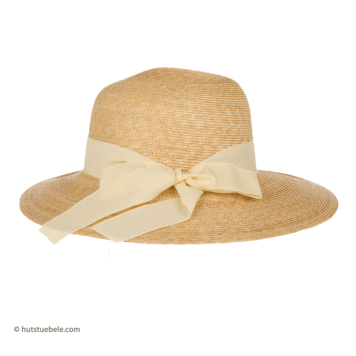 Damenhut by Hutter Hut aus Naturstroh mit schöner Bandgarnitur Panama Hut