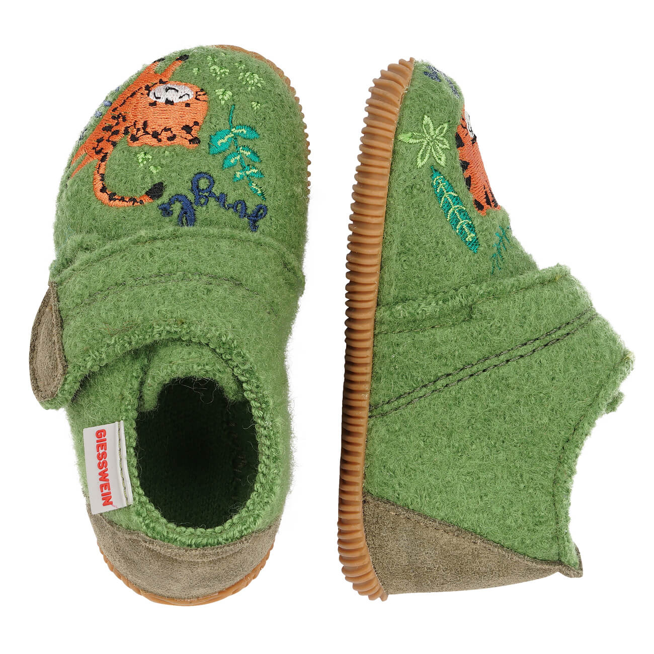 GIESSWEIN children's slippers with tiger motif