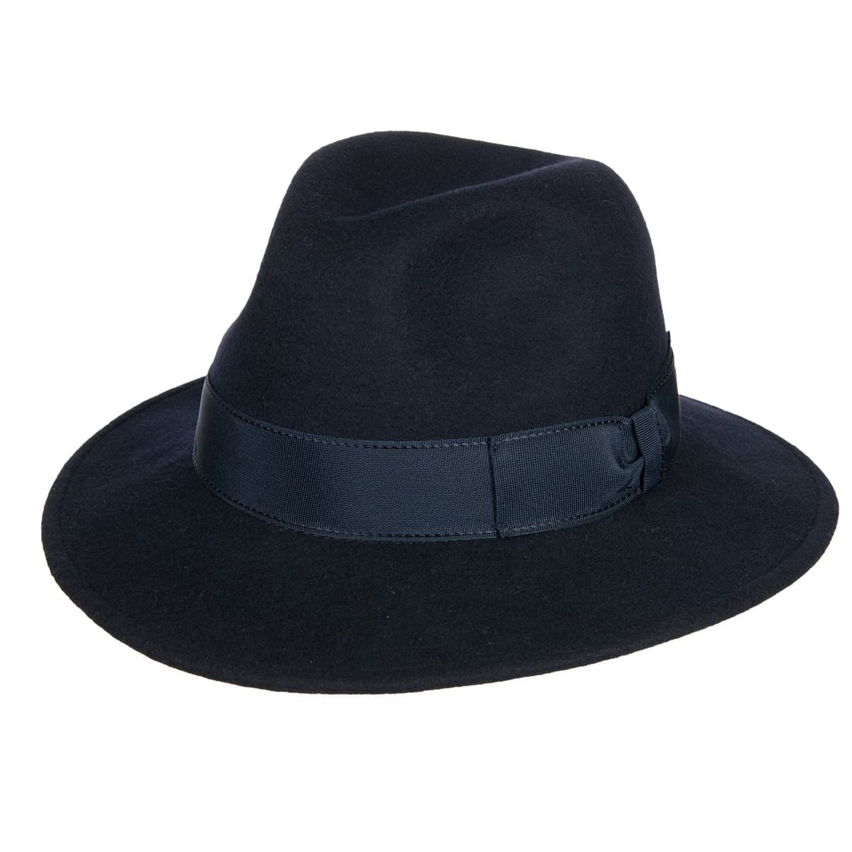 HUTTER | Premium felt hat in blue