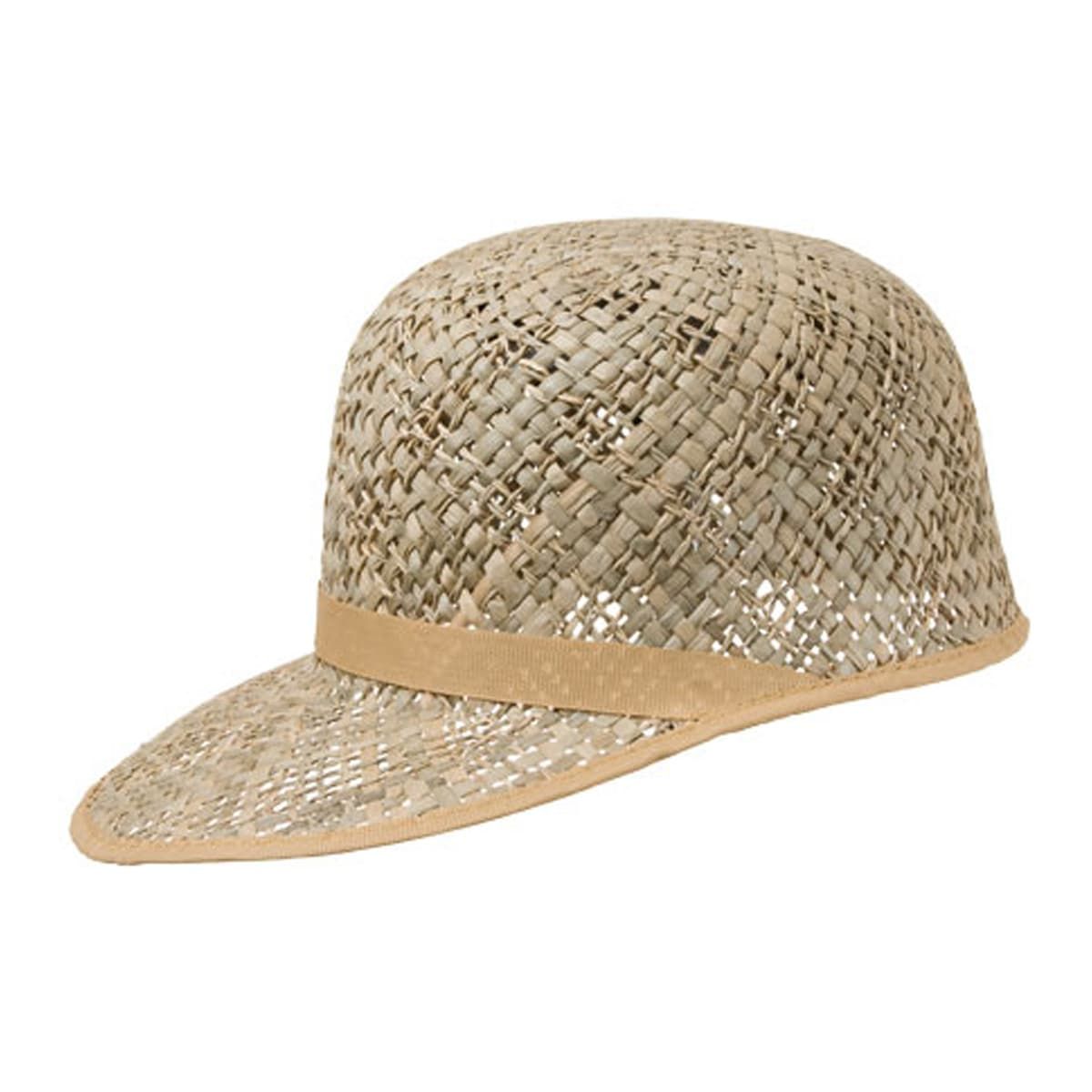 straw cap with shield