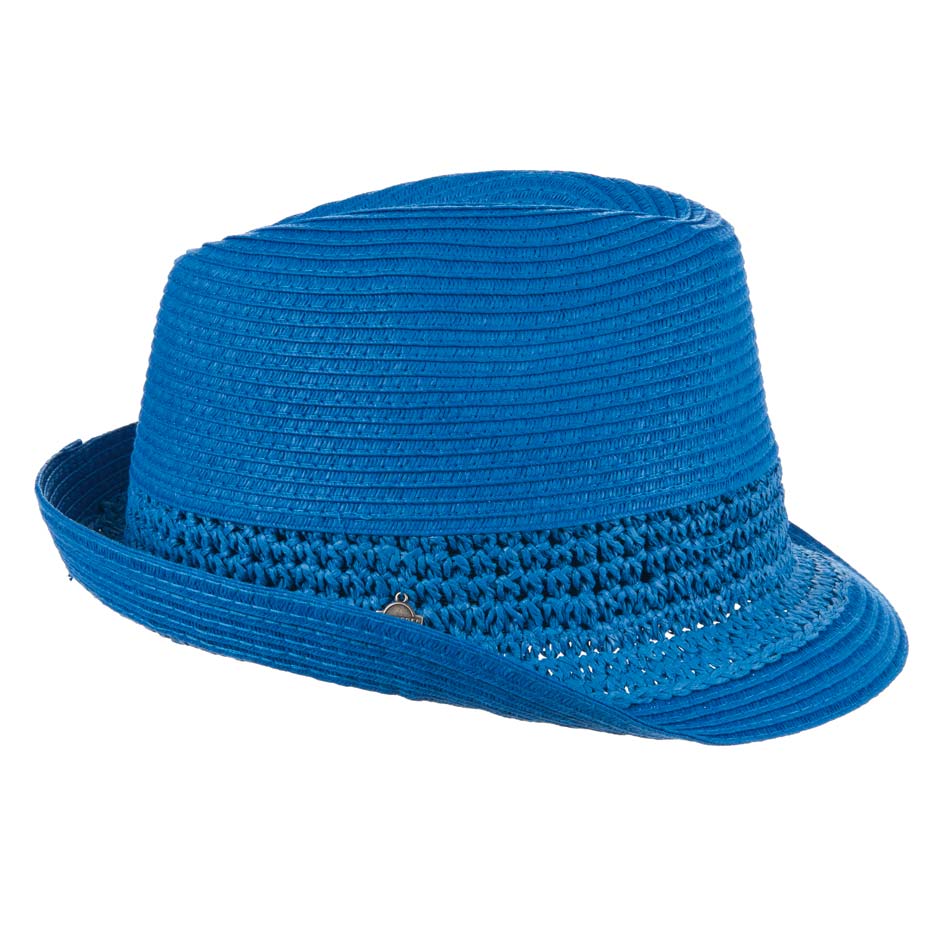 Jenny summer hat trilby in single color by SEEBERGER --> Online Hatshop ...
