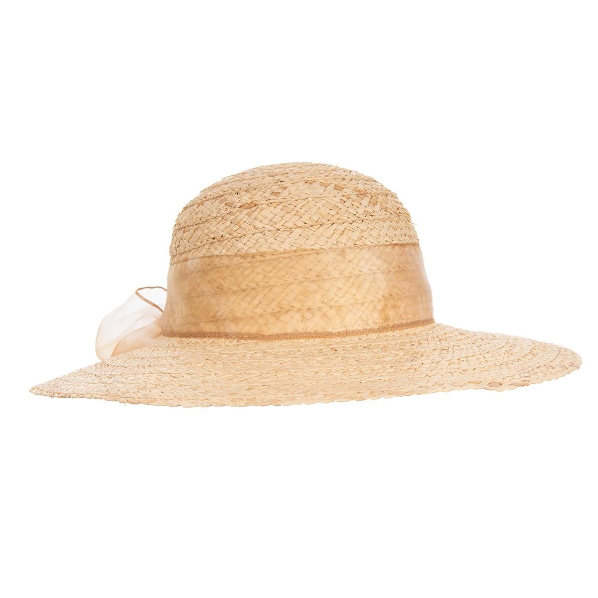 Raffia straw hat ladies - elegance & style