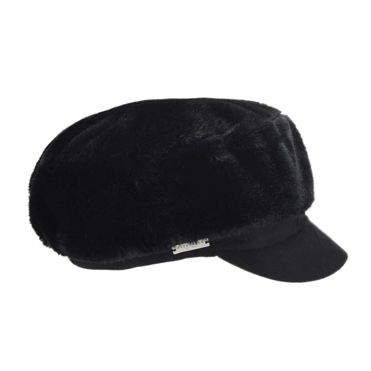 SEEBERGER Fake Fur Military Cap for women