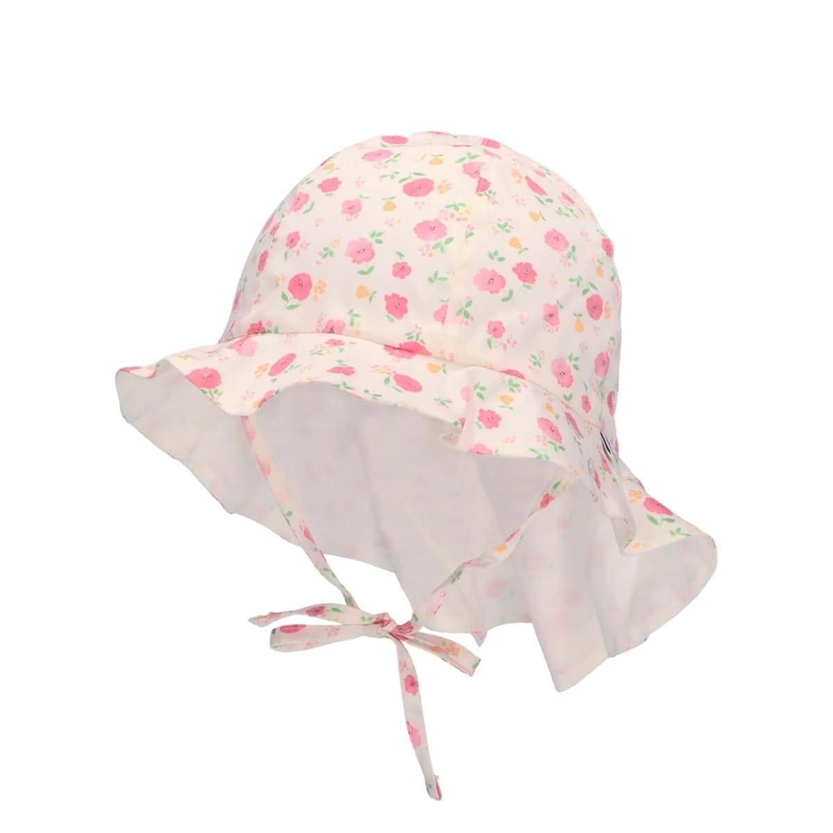 Girls' sun hat with neck protection