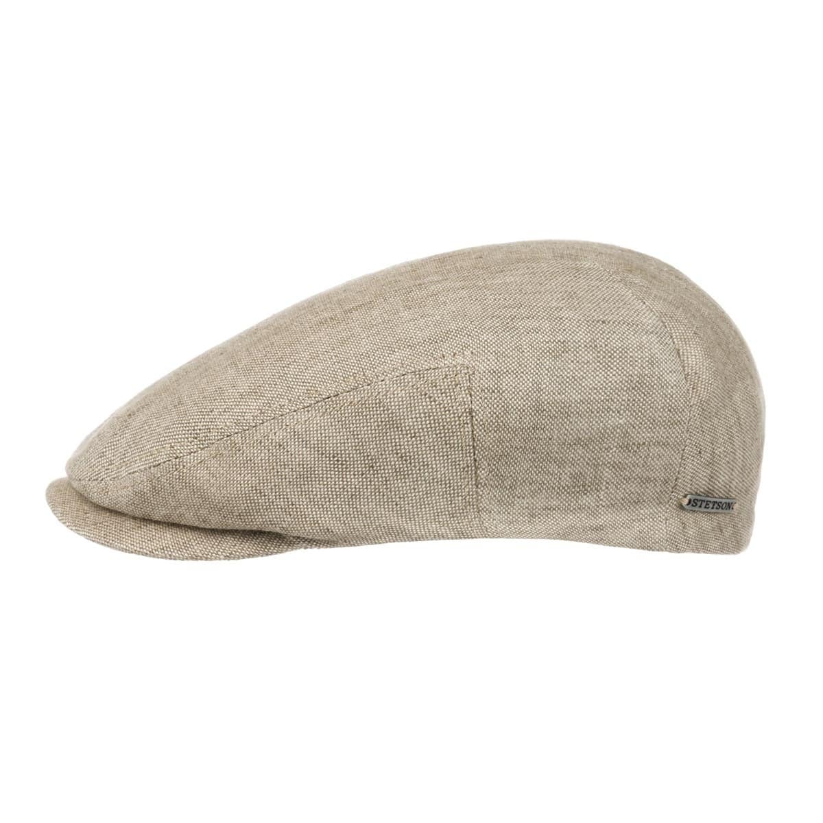 Stetson men's driver cap in linen