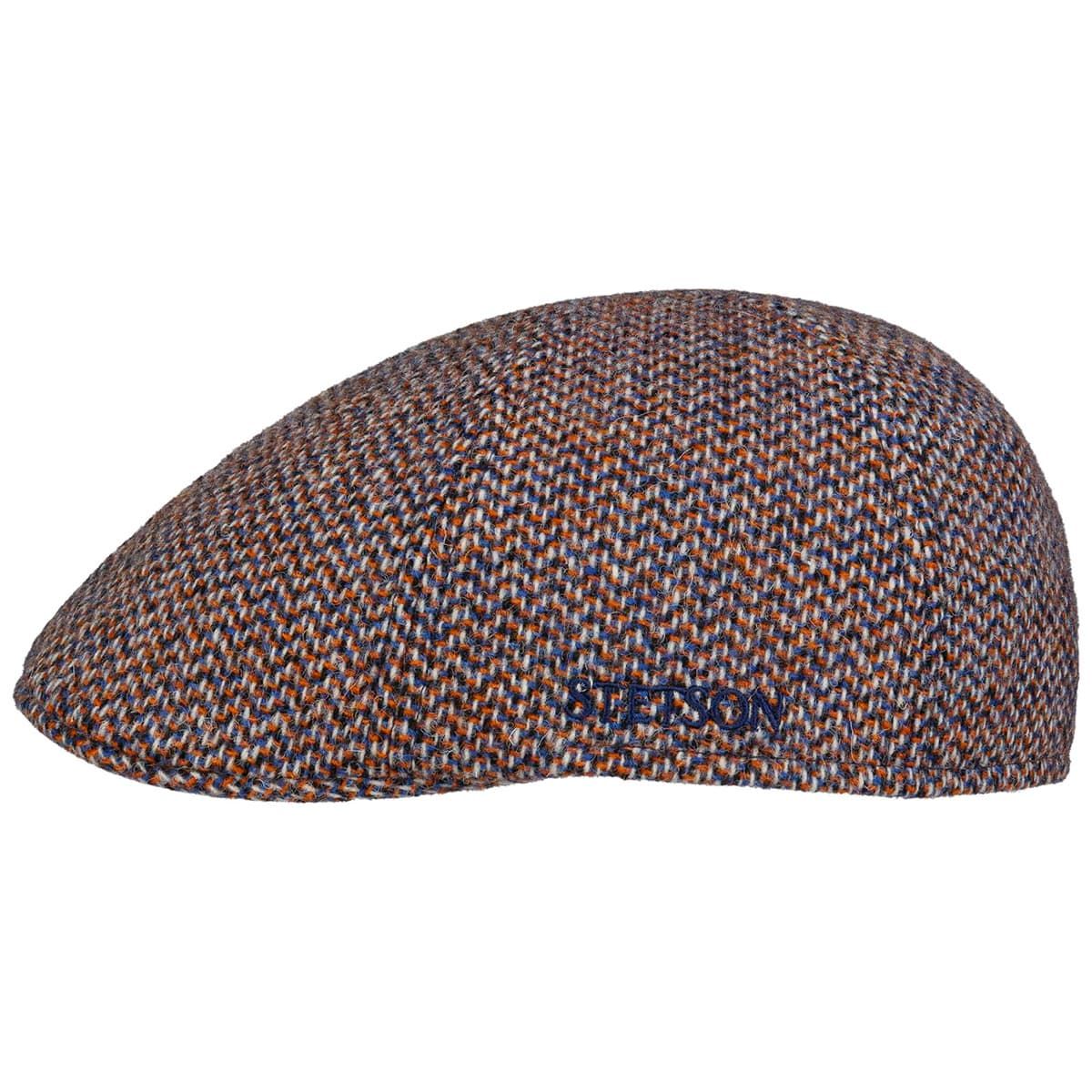 STETSON Flatcap - Harris Tweed virgin wool