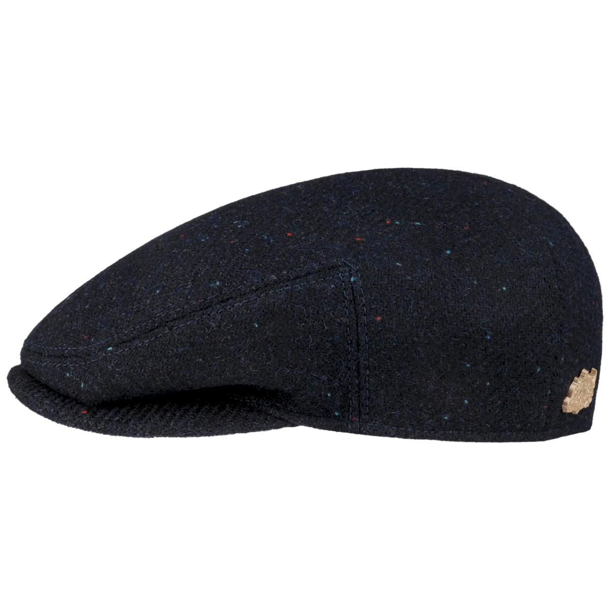 Stetson men's flat cap made from 100% wool