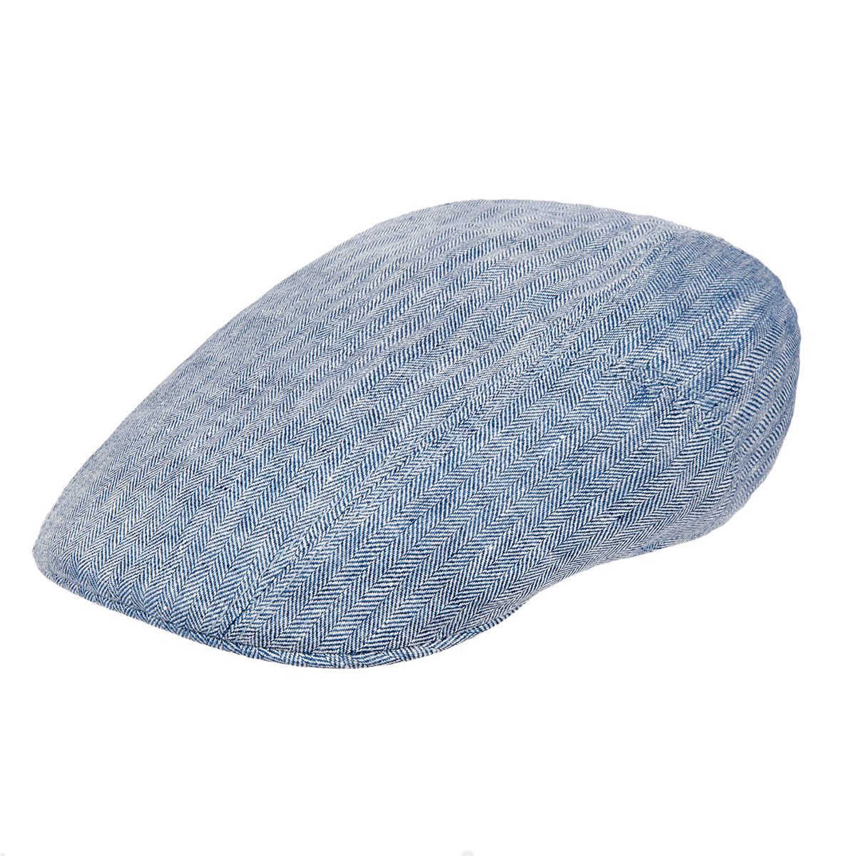 Elegant linen flat cap for men