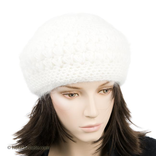 basque cap in angora Made in Italy --> Online Hatshop for hats, caps ...