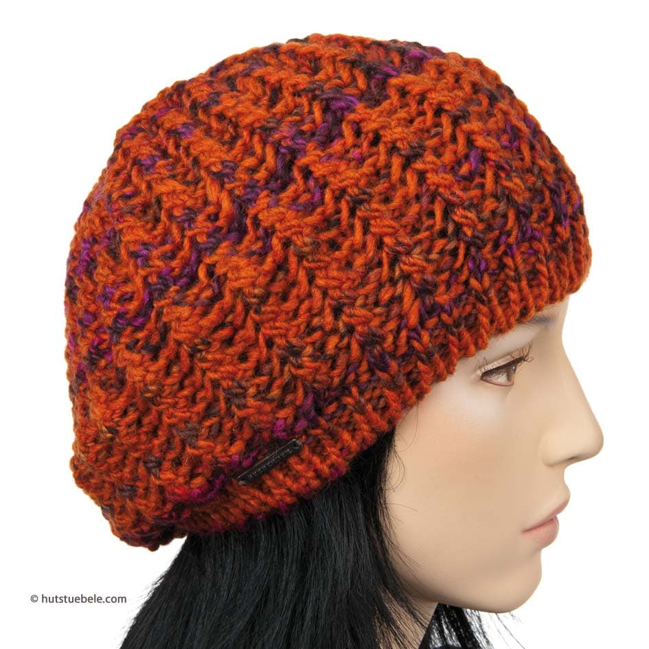 basque hat in knitting by Seeberger --> Online Hatshop for hats, caps ...