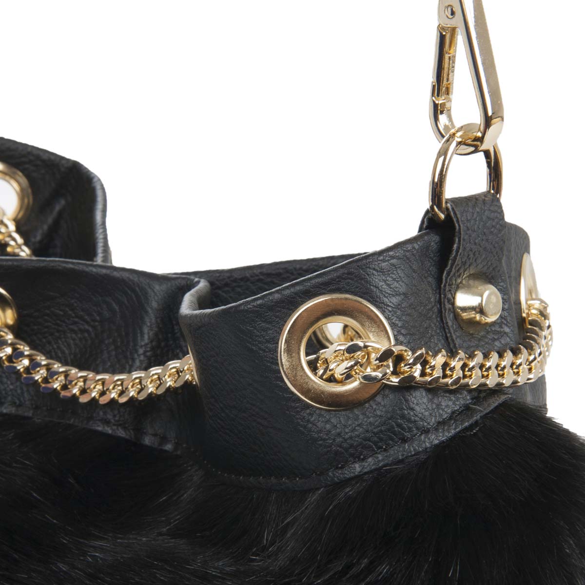 Fur-look handbag by ALESSANDRA BACCI