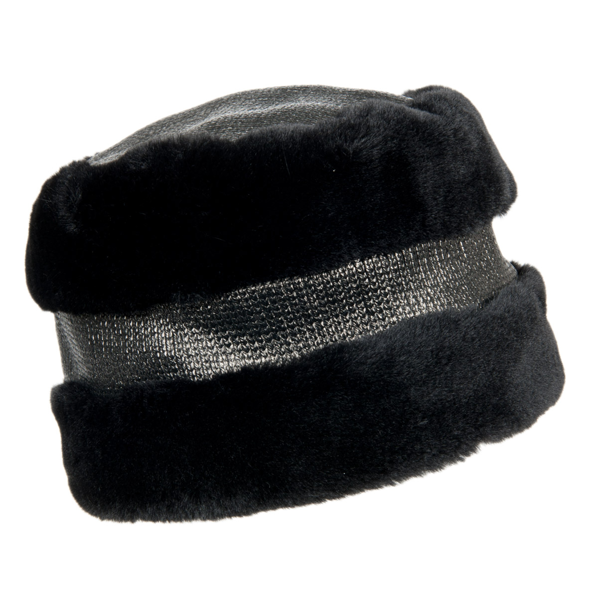 womens lined eco fur hat