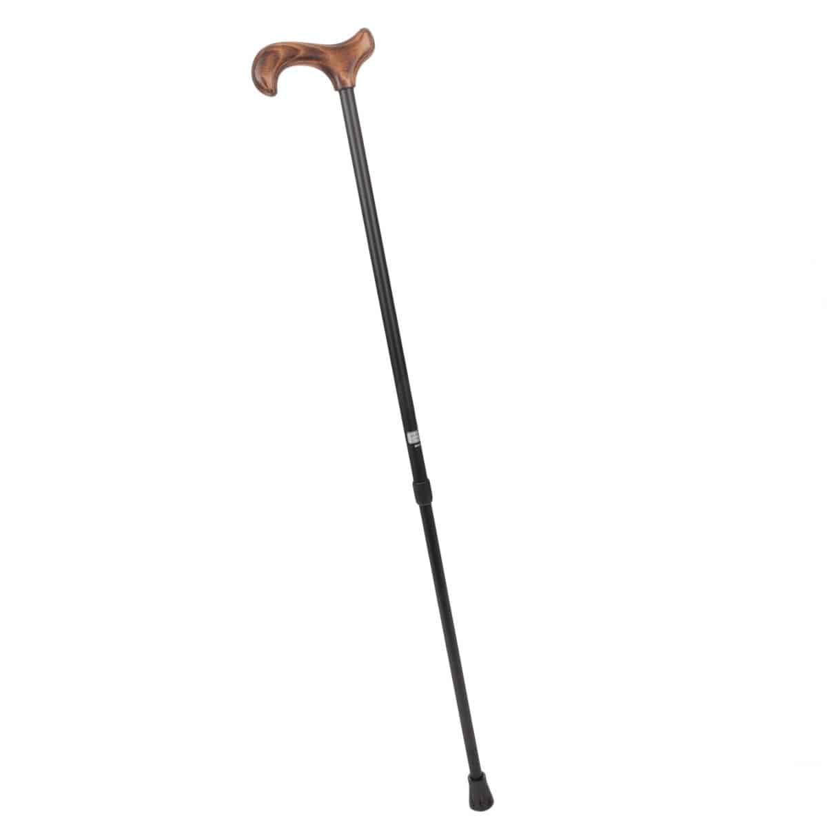 Telescopic walking pole black - stability & comfort